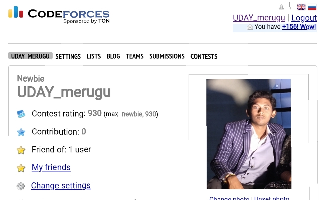 Personal Portfolio Website - Uday Merugu